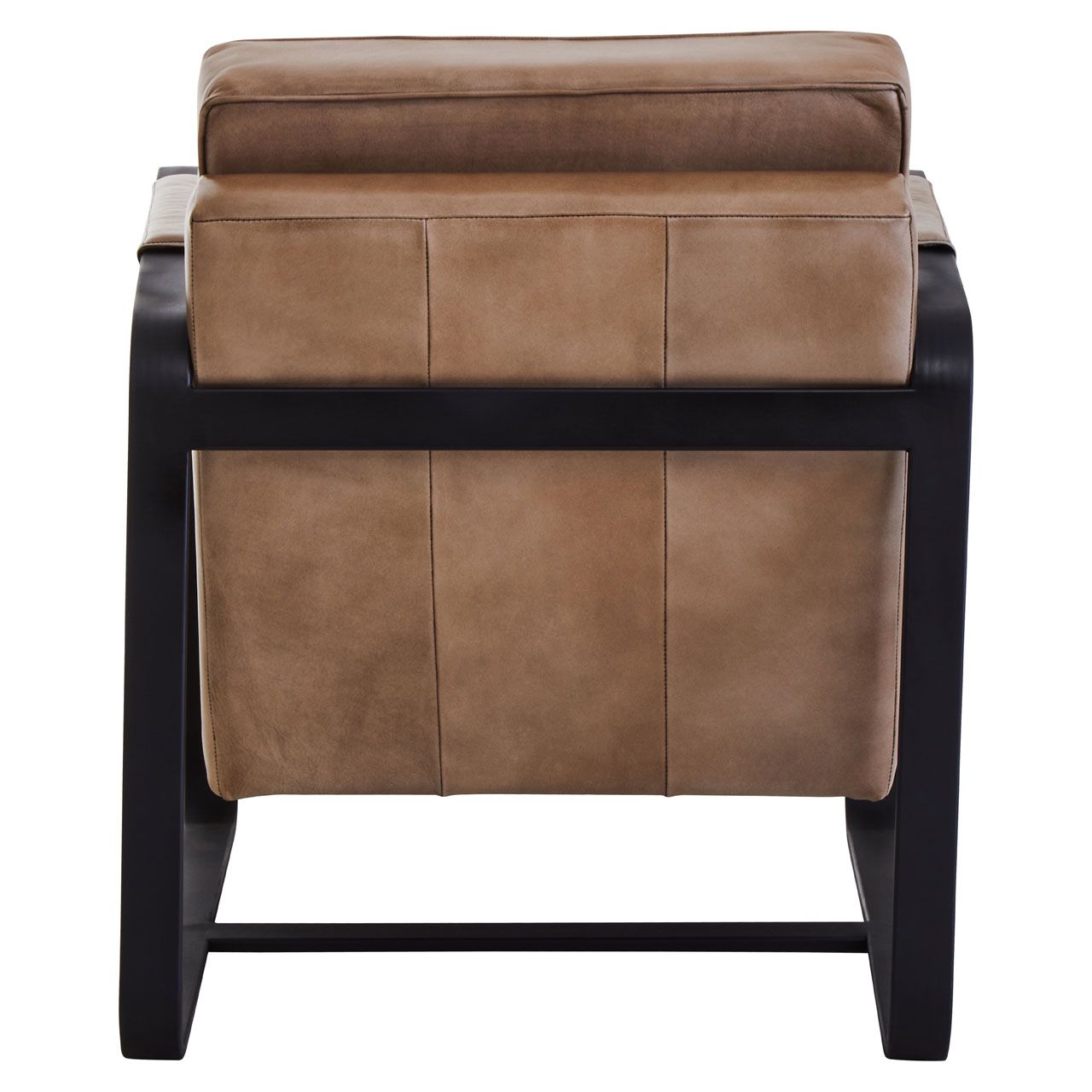 Irving Light Brown Buffalo Leather Industrial Armchair– Indigo Lounge