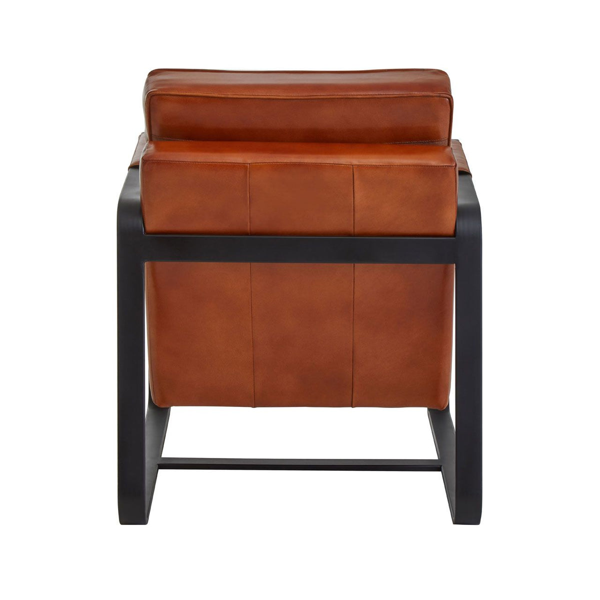 Irving Industrial Style Tan Buffalo Leather Armchair– Indigo Lounge